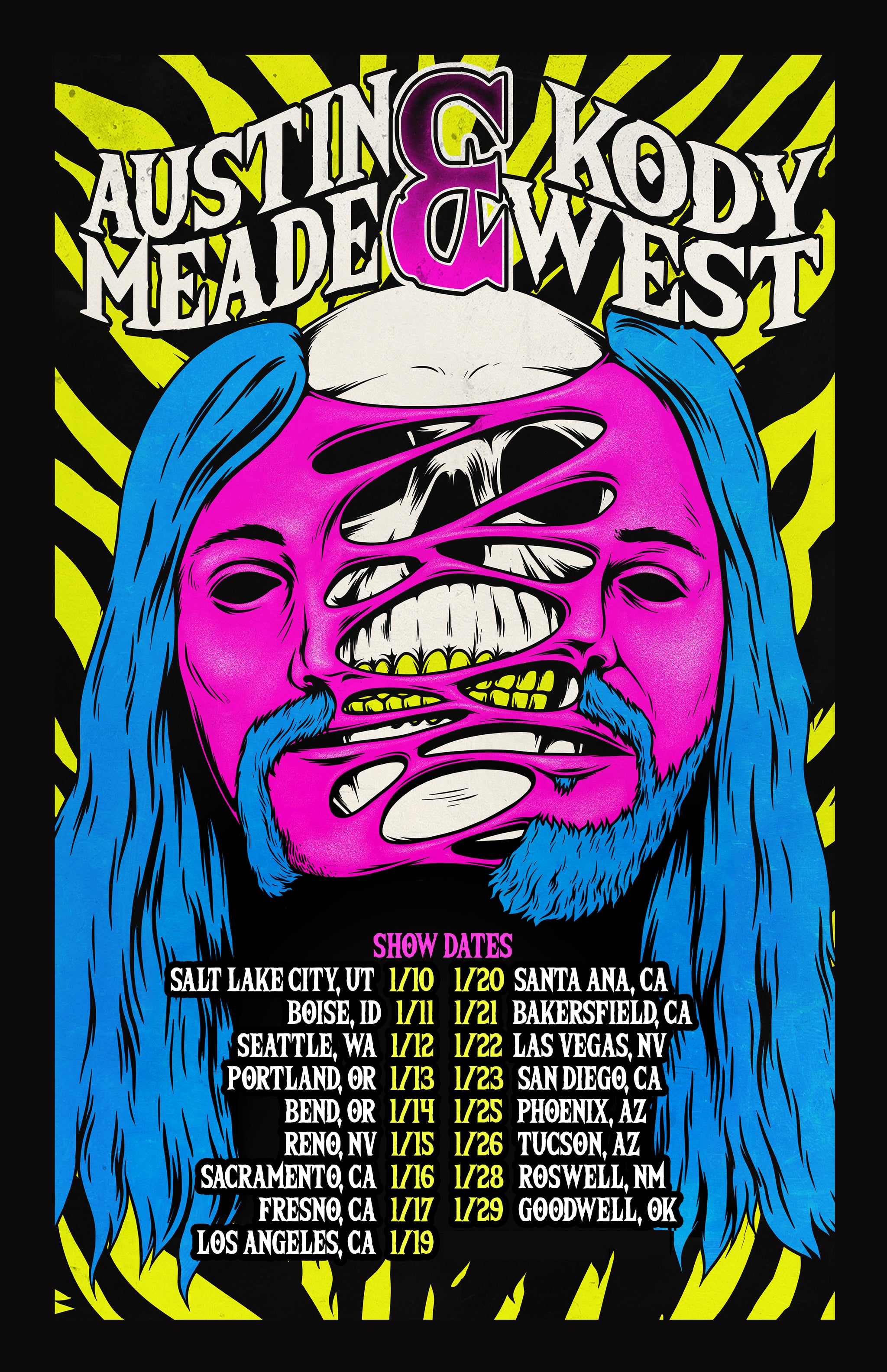 Austin Meade x Kody West Tour Poster – Austin Meade | Official Store